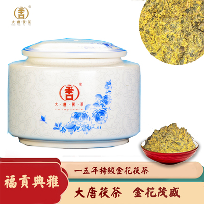 大唐茯茶福贡典雅金花普洱黑茶泾阳茯茶