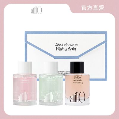 anillO迷你香氛发油三件套装轻盈不黏腻适合任何发质有效修复烫发