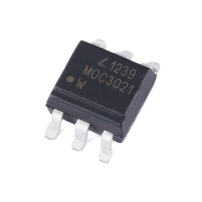 原装正品 MOC3021S-TA1 SMD-6 三端双向可控硅输出光电耦合器芯片