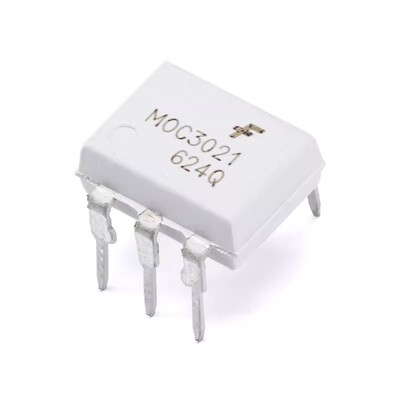 原装正品 MOC3021M DIP-6 三端双向可控硅/SCR输出 光隔离器芯片