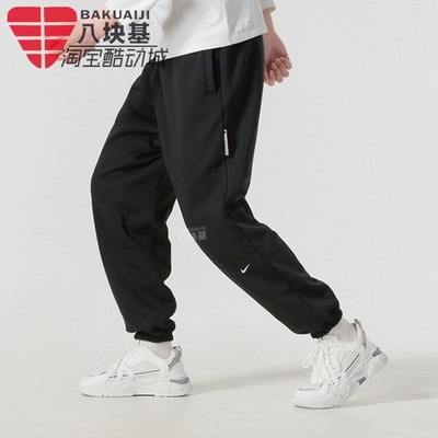 休闲加绒保暖收口束脚长裤耐克