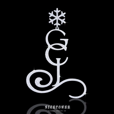 莫桑钻字母NICEPOWER嘻哈