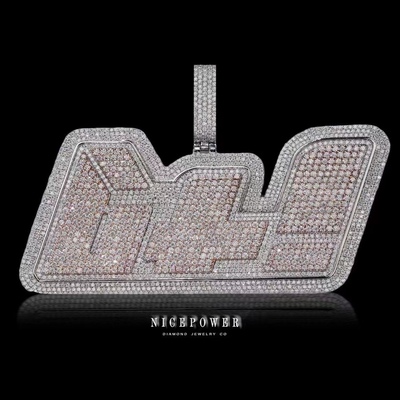 莫桑钻嘻哈NICEPOWER定制字母