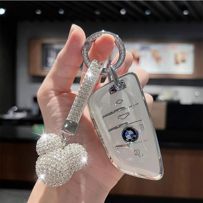 适用宝马5系钥匙套3系钥匙扣