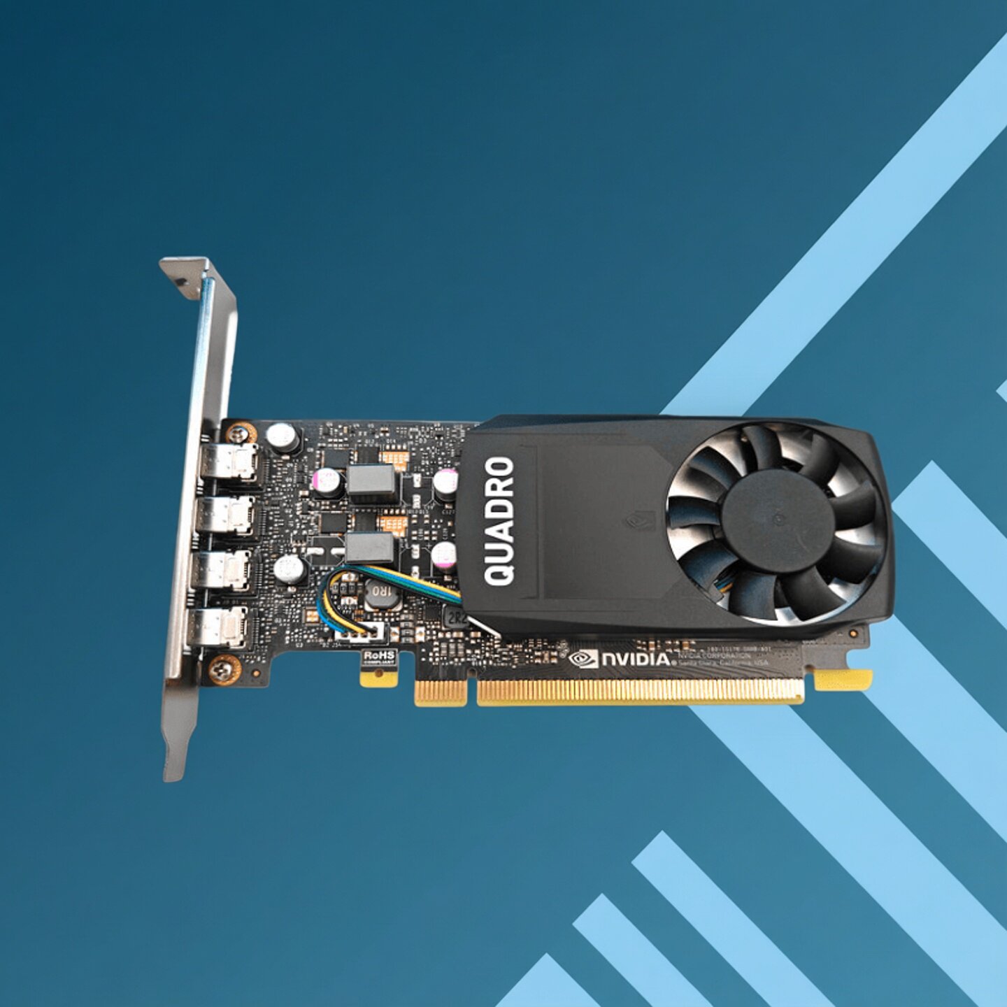 新版Quadro P620 2G专业图形显卡多屏拼接CAD设计美工绘画办公