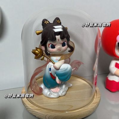 DORA飞天神女敦煌联名手办大娃收纳盒diy造景带灯展示盒单人防尘