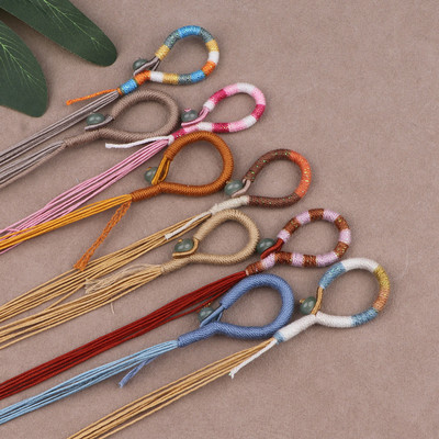 果壳风铃开口拉环绳挂幻彩编绳