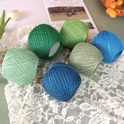 纯棉6号蕾丝线高捻度手工diy