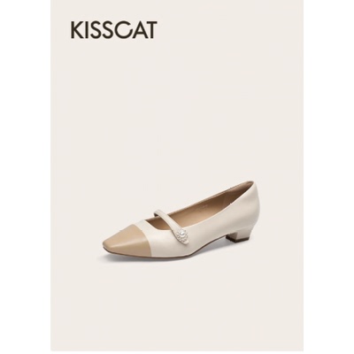 接吻猫2025年春季轻法式玛丽珍拼