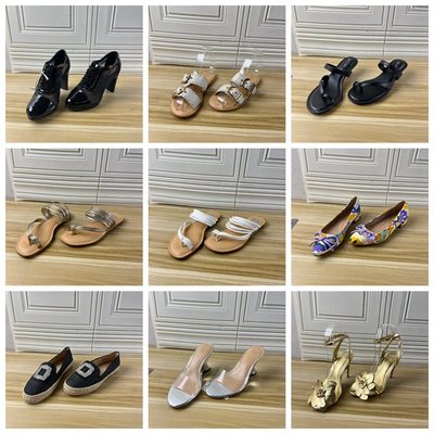 时尚圆头粗跟浅口单鞋一字扣凉鞋