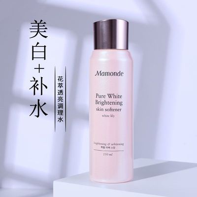 【韩国正品】到25年3月Mamonde梦妆花萃透亮净白调理水化妆爽肤水