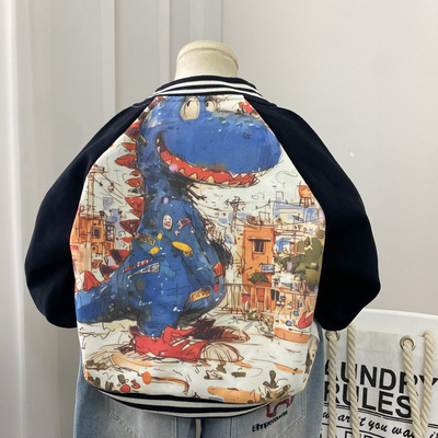 男童外套春装2025新款儿童棒球服卫衣宝宝开春秋季男孩痞帅风时髦