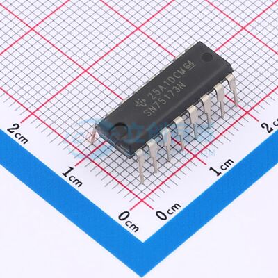 SN75173N PDIP-16 RS-485/RS-422芯片 TI全新正品原装 电子元件配