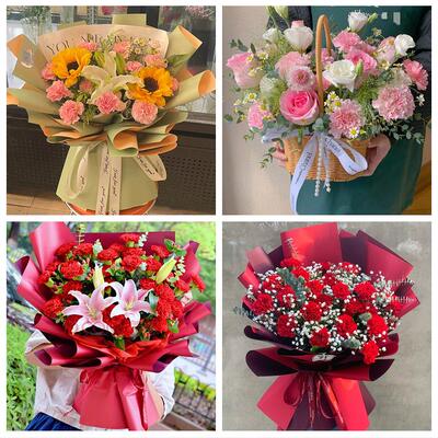 教师节送长辈生日康乃馨向日葵张家口市怀安怀来涿鹿赤城县鲜花店