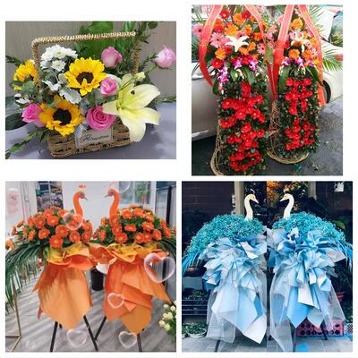 玉溪华宁易门峨山新平元江县同城鲜花店朋友公司庆典乔迁开业花篮