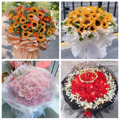 张家口万全崇礼区张北康保县鲜花店同城送向日葵玫瑰男友同学生日