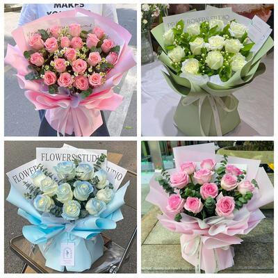 怀化市芷江靖州通道县洪江市鲜花店同城配送老婆女友520玫瑰花束