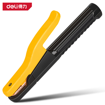 deli得力DMC防烫电焊钳紫铜省力工业级小型焊接夹 DL23500 800