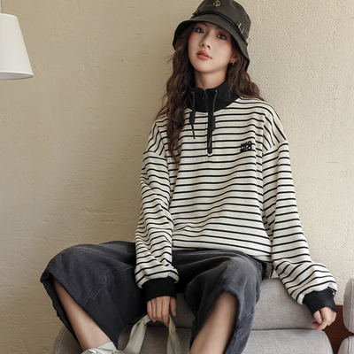 骄骄虎女大童加绒卫衣