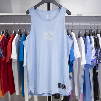 李宁无袖男子宽松透气背心