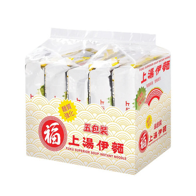 香港日清福字牌上汤伊面5连包