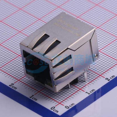 J0011D21BNL带滤波变压器 PULSE网络接口插座带灯带弹片 RJ45网口