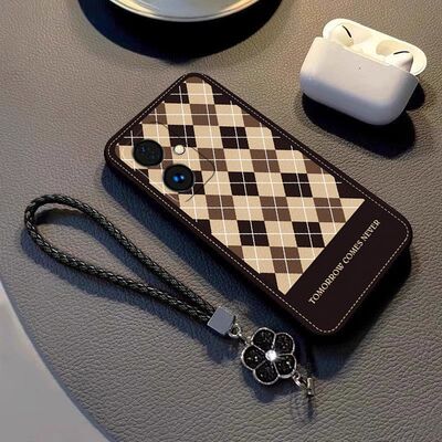 菱格适用OPPOA2 5G手机壳硅胶软壳a2x复古超薄A2M新款挂绳A2Pro个性创意保护套男女款网红全包轻奢潮牌外壳