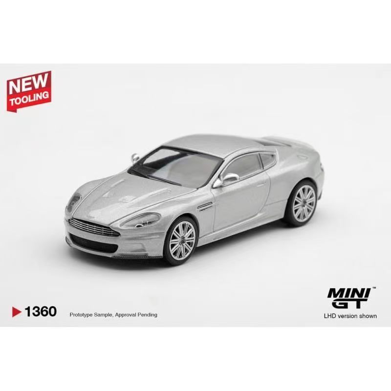 [预售]MINIGT 1360 阿斯顿马丁Aston Martin DBS 2008 1:64合金车