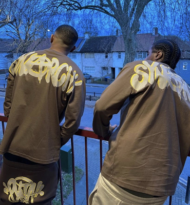 小刺绣男士Syna全棉长袖卫衣圆领