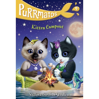 预订 猫咪美人鱼 Purrmaids #9：小猫营地 奇幻 美人鱼 英文 Purrmaids #9: Kitten Campout