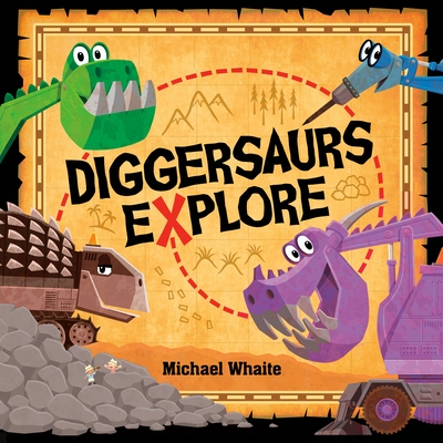 预订 挖掘龙 挖掘龙探索 恐龙故事 动物故事 英文 Diggersaurs Explore