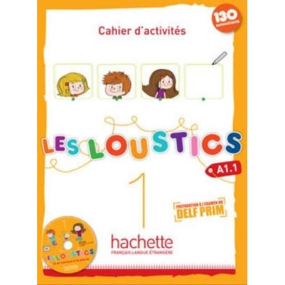 少儿法语教材Les Loustics 1练习册 附在线音频 贴纸 hachette出版 法国原版书 全彩配套教辅 Cahier d’activités