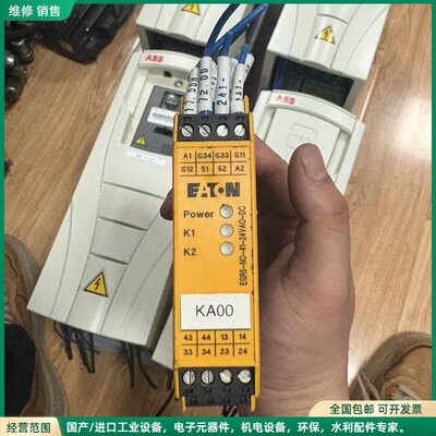 可维修ESR5-NO-41-24VAC-DC拆机伊顿继电器充新