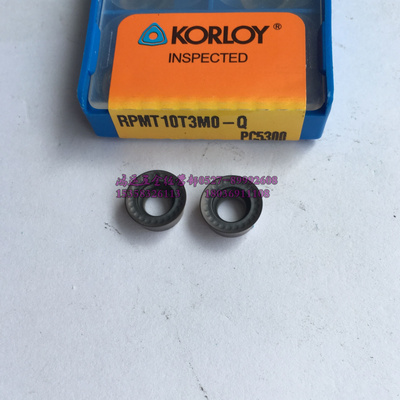 R5铣刀片RPMT1003/RPMT10T3MO-Q  KF5800  RPMT10T3MOE-Q PC5300