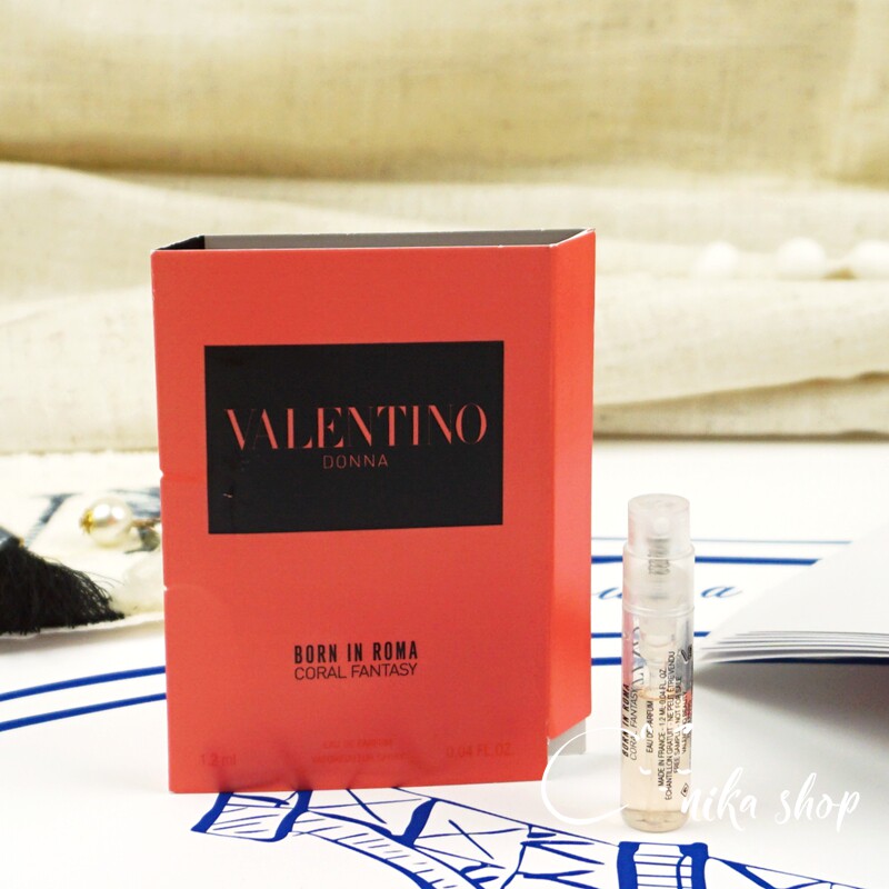 Valentino华伦天奴Coral Fantasy落日小姐女士香水小样试管1.2ml