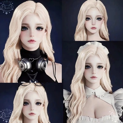 秒发【烟熏芭比】永恒之塔捏脸女AION2天族魔族国服台服国际服