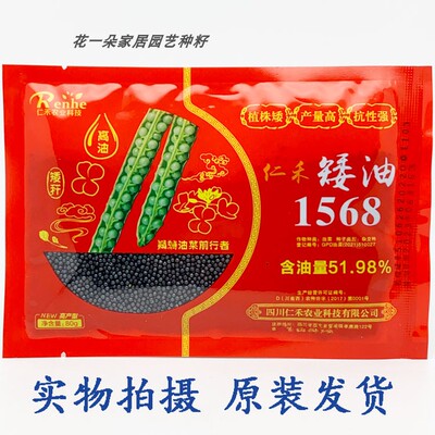 仁禾矮油1568油菜种子高油