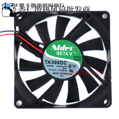 原装日本 Nidec TA300DC H34612-55 8015 12V 0.18A 8CM 散热风扇