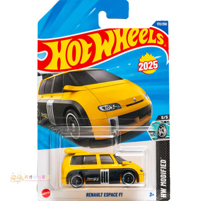 25年172号 RENAULT ESPASE F1 雷诺 黄色 风火轮 HW MODIFIED系列