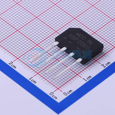 整流桥 KBP206G-BP GBP 600V 2A MCC(美微科) 电子元器件配单