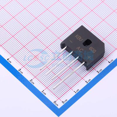 整流桥 KBU608 KBU 800V 6A CJ(江苏长电/长晶) 电子元器件配单