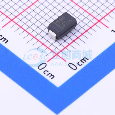 快恢复/高效率二极管 STTH110A SMA(DO-214AC) 1kV 1A ST(意法半