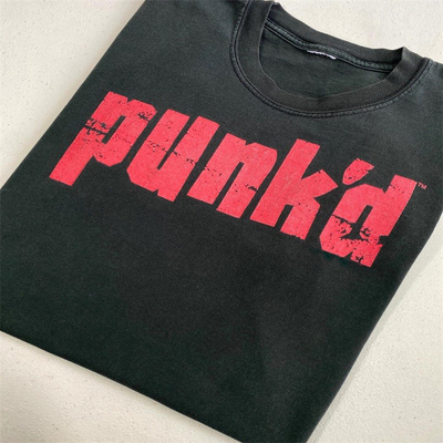 美式潮流重磅潮牌tee古着感