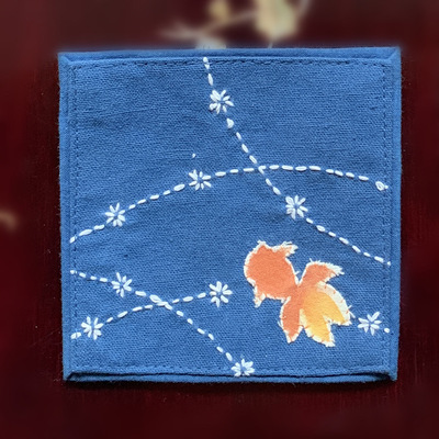 Yunnan specialty gift hand embroidered coasters, Meijia cof