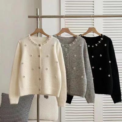 外套女2025新款春秋针织衫