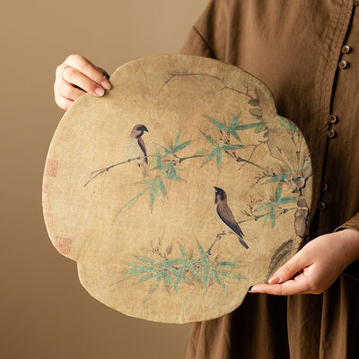 香云纱茶席新中式禅意复古桌旗布茶桌隔热垫干泡壶承桌布茶道配件