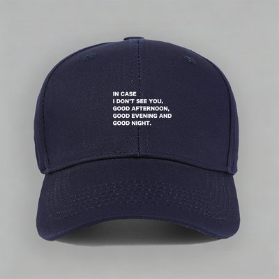 In case I don’t see you楚门的世界Truman Show台词字母棒球帽