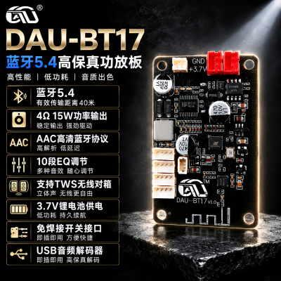 大吴科技DAUBT17单声道4欧15W
