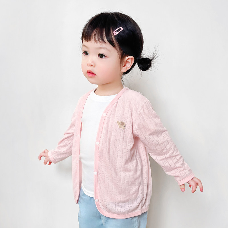 宝宝防晒衣夏季男童女开衫薄款空调幼儿上衣儿童夏装衣服婴儿外套