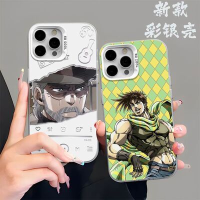适用苹果13iPhone15promax创意12promax彩银硬适用14PLUSJ0J0的奇妙冒险乔瑟夫适用小米17TPRO适用OPPORENO16